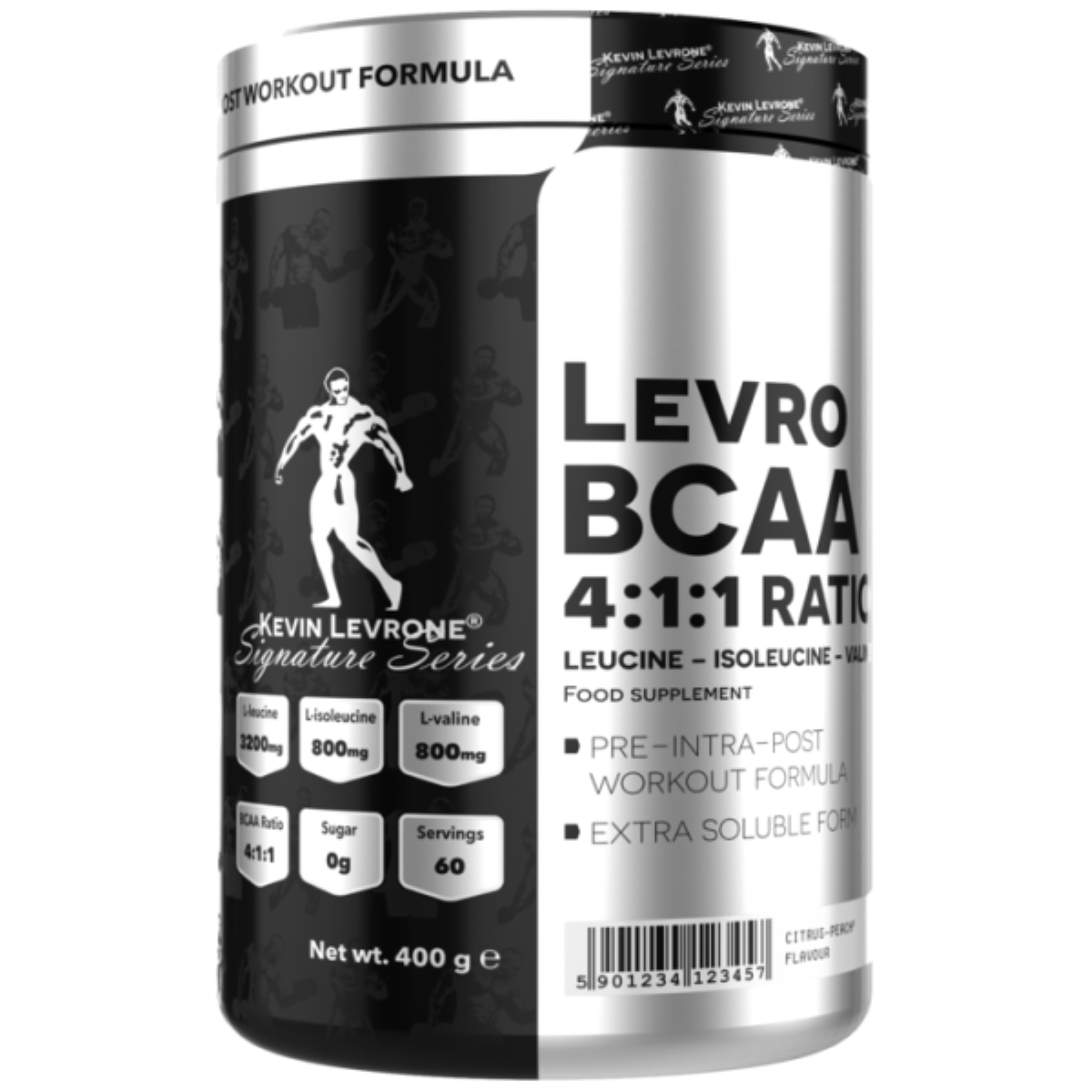 Kevin Levrone Levro BCAA 4:1:1 восстановление и рост мышц, 400 грамм (Манго-лимон)
