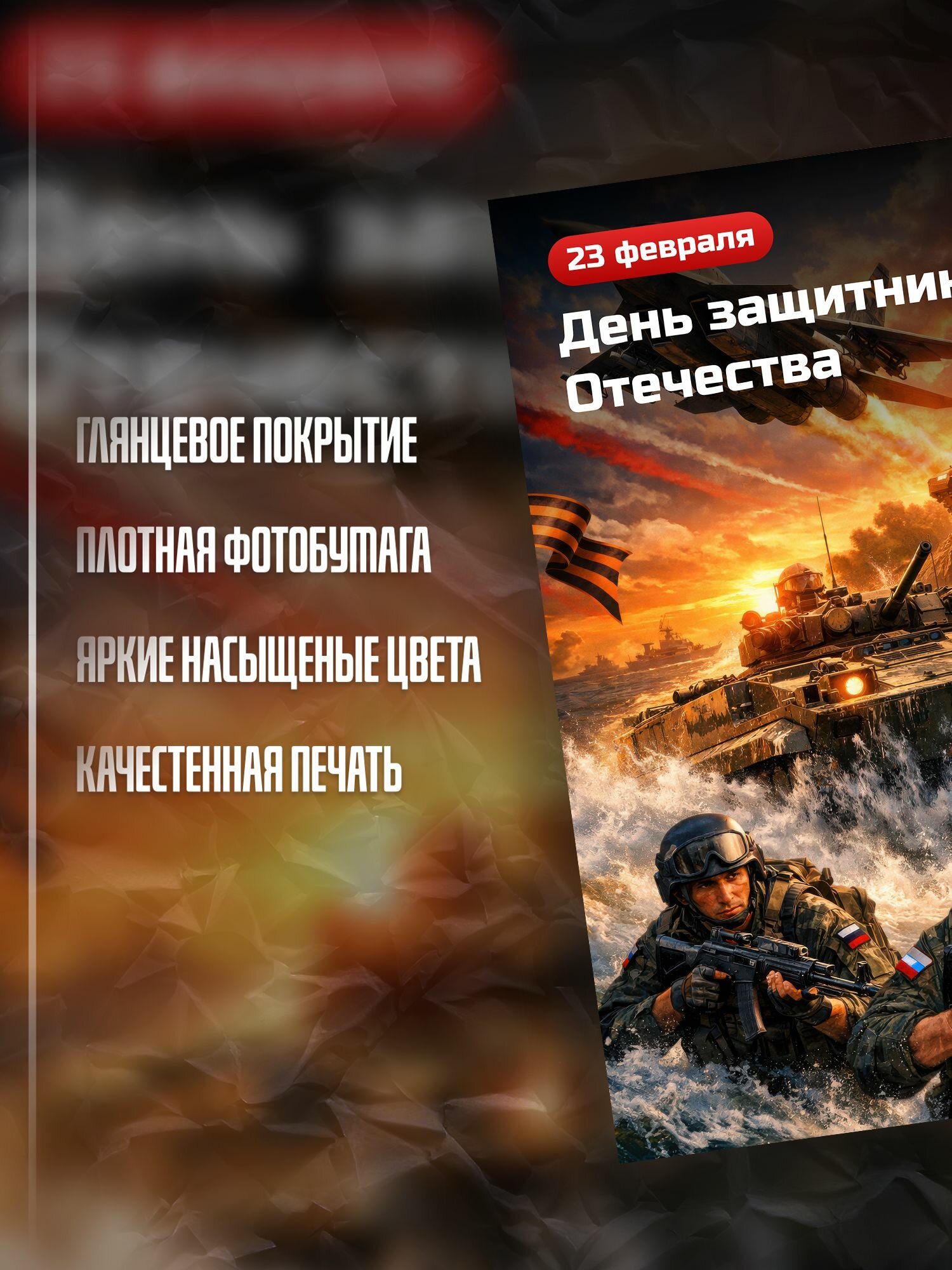 Плакат 23 февраля — фото 1
