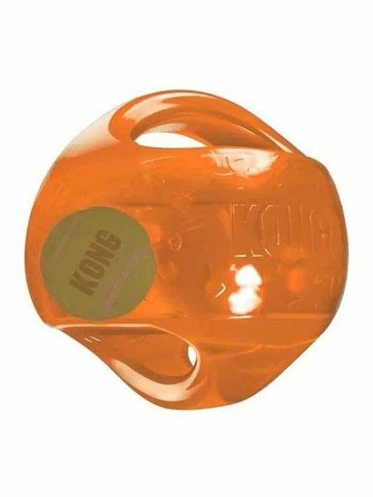 Kong Jumbler Ball Orange, для крупных собак, 18 см, L/XL