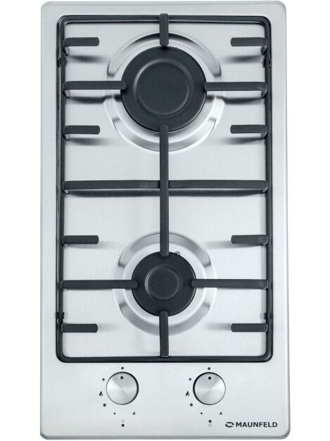 Газовая варочная панель MAUNFELD EGHS.32.3ES\G, серебристый