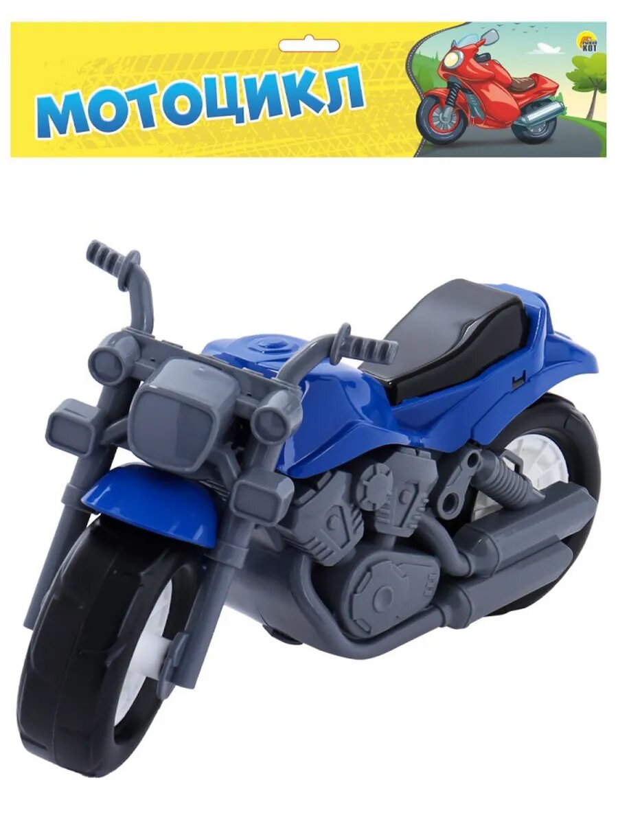 Мотоцикл Круизер Синий И-3402