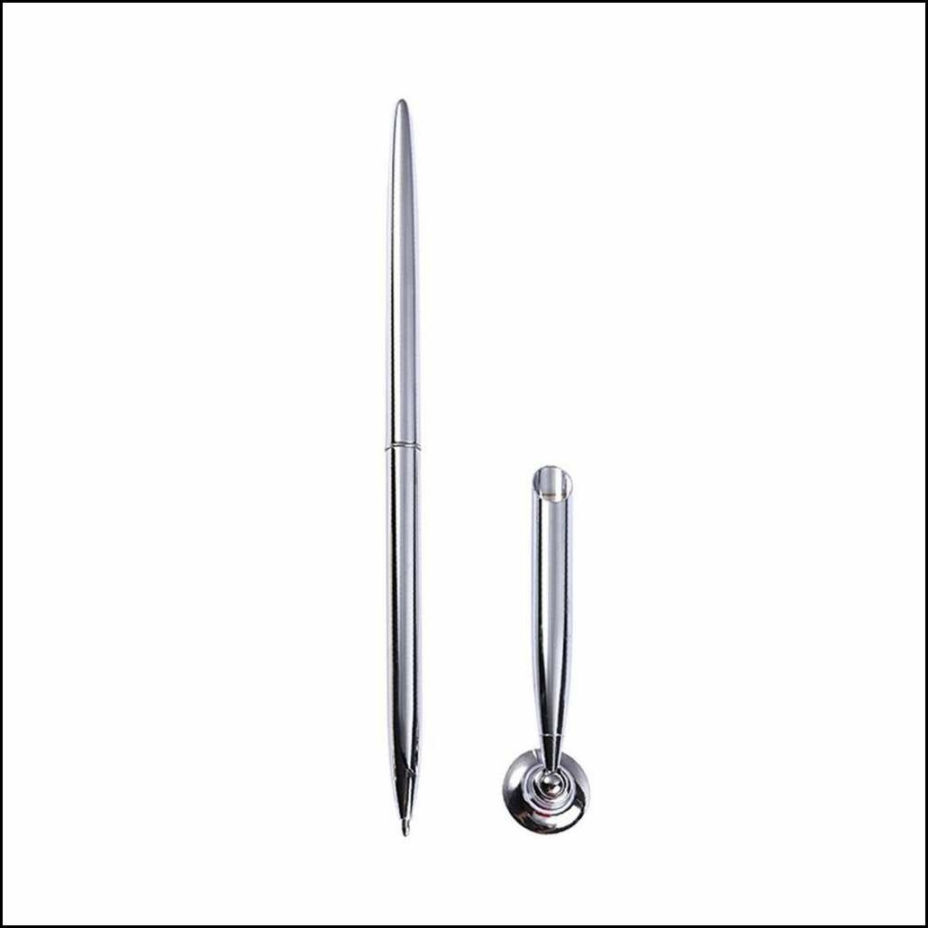 Шариковая ручка, металлическая основа в стиле ретро, прикрепленная к столу, офисная подставка, наборы свадебных ручек11