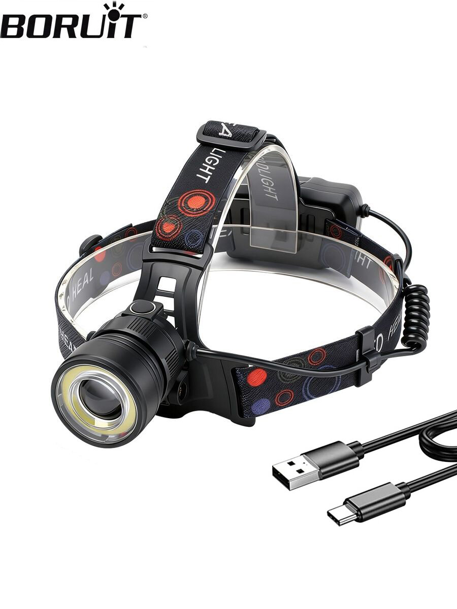 Налобный фонарь BORUIT V27