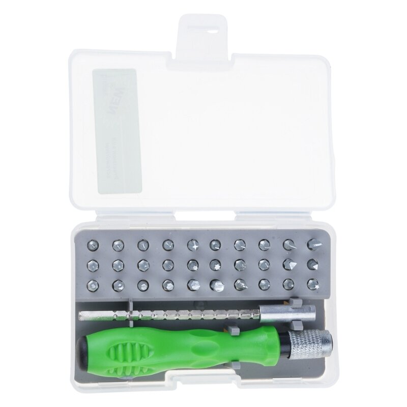 Набор Отверток малой Точности 32 в 1, Магнитный Набор Инструментов для Ремонта, Компактный для Мобильного Телефона, ПК, Ноутбука, Часов и Компьютера