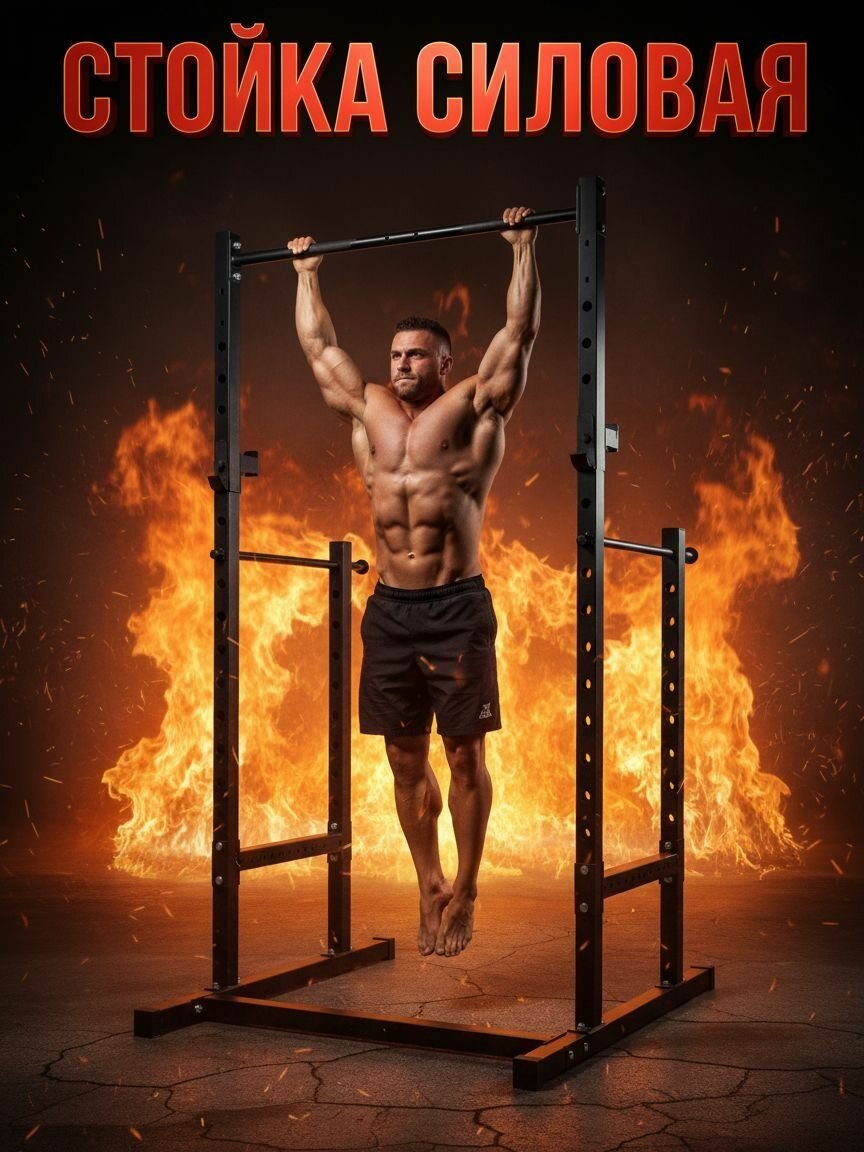 Турник напольный с держателями для штанги, стойка для штанги для приседа, страховка для приседа и жима лежа