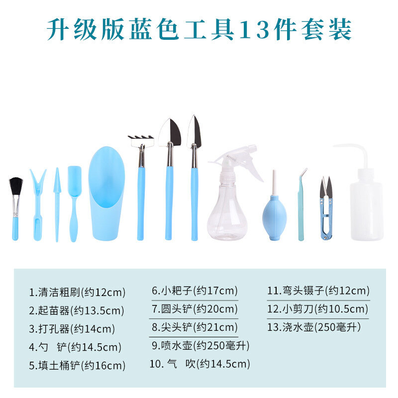Набор инструментов для посадки суккулентов, садовые принадлежности для выращивания цветов, инструменты для горшечных растений, лейка, оптовая продажа садоводства