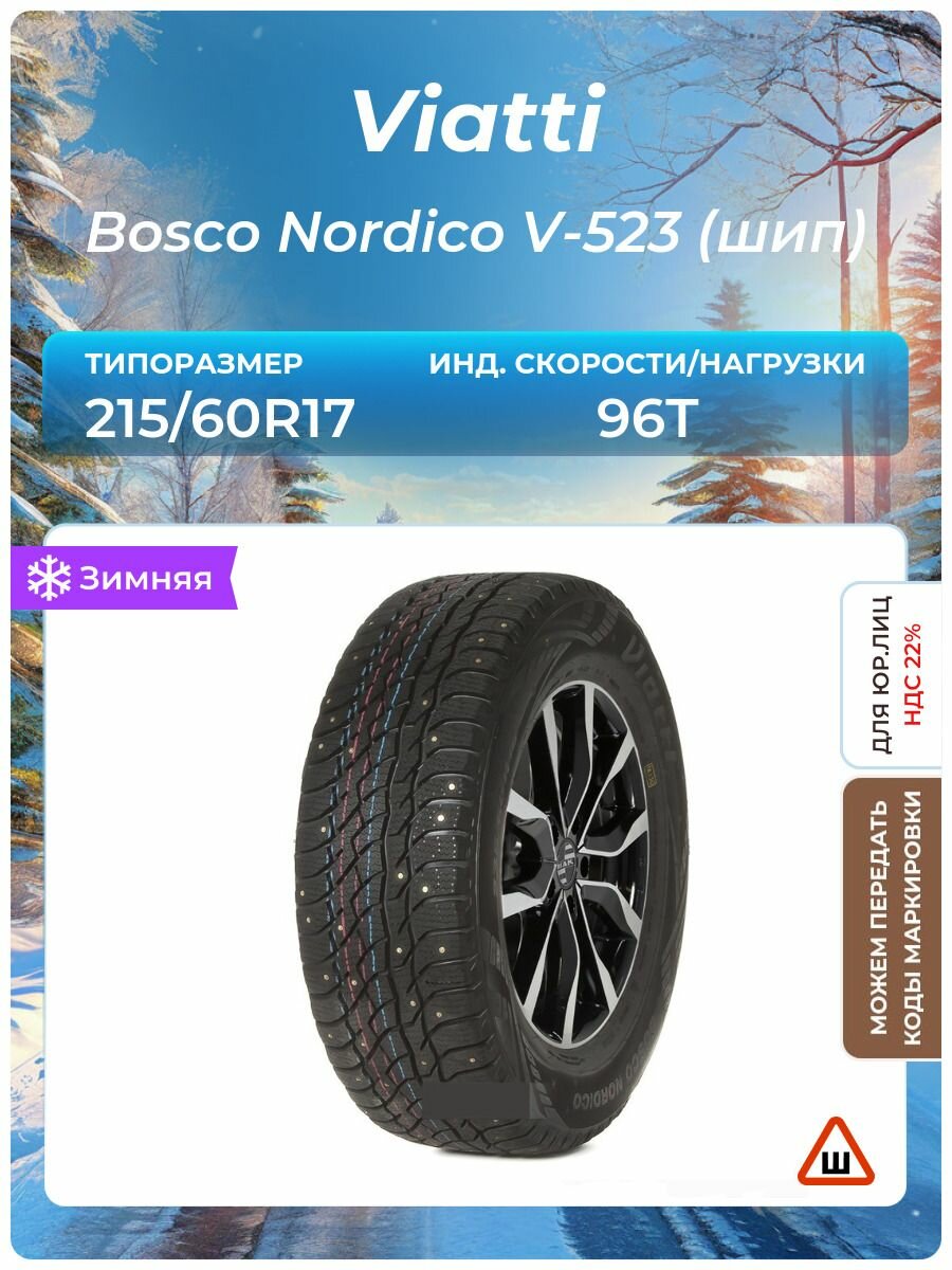 Шина Viatti Bosco Nordico V-523