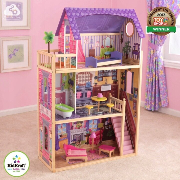 Кукольный деревянный домик KidKraft - Кайла с мебелью 73,7x33,7x114,3 - 65092