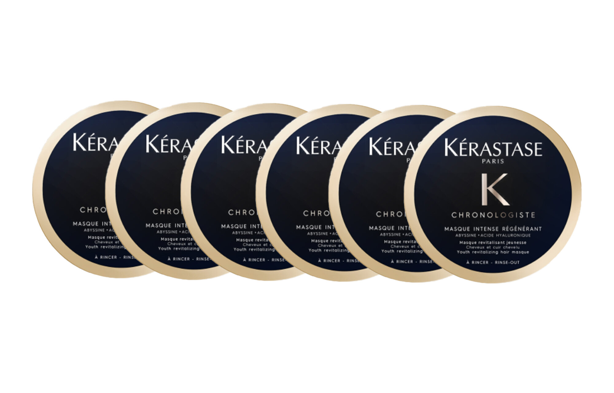 Маска для волос унисекс KERASTASE Chronologiste Black Diamond Key Source, 75ml*6