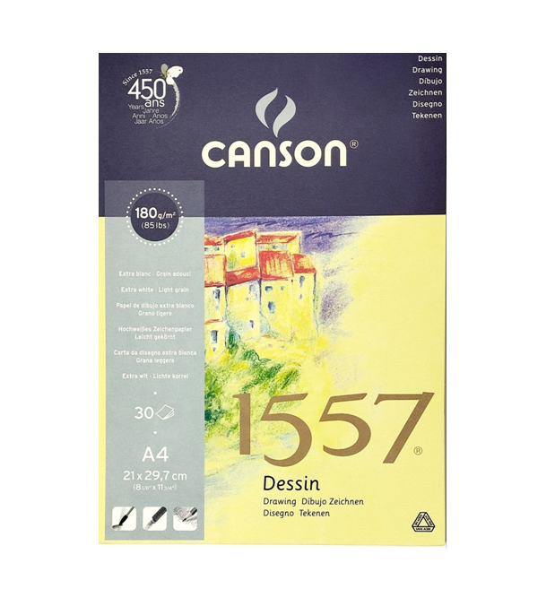 Блок для рисования Canson, А4, 30л, 180г.