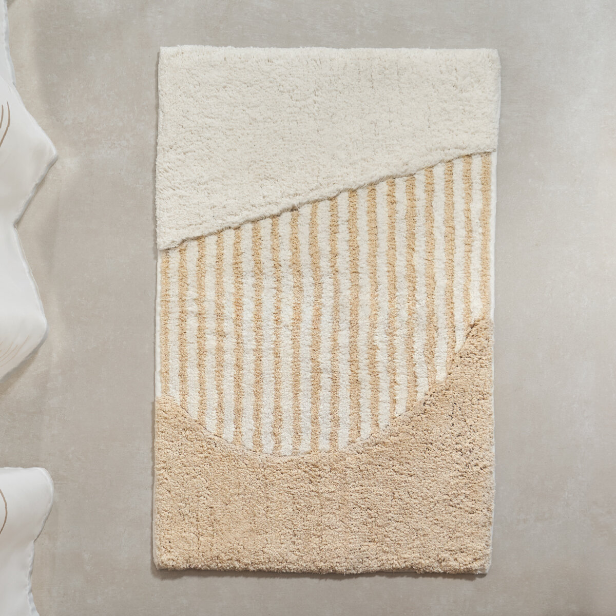 Коврик для ванной комнаты 50 х 80 см Nebeskvit, цвет Бежевый