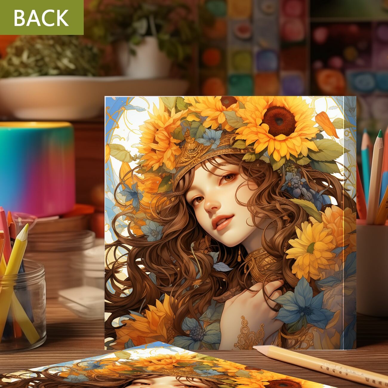 Книжка-раскраска цветочная фея, Альбом для рисования эльфы, высокое качество Книга каракулей 30 см*21 см, подходит для раскрашивания как взрослыми, так и детьми