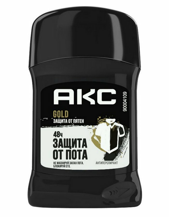 Акс men Gold - Защита От Пятен Дезодорант-антиперспирант-стик "защита от пота" 50 мл.