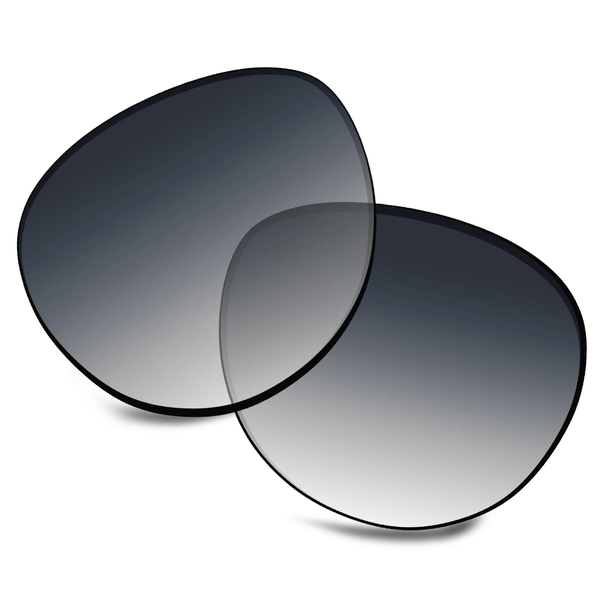 Сменные линзы Bwake Grey Gradient для Ray-Ban Meta Headliner