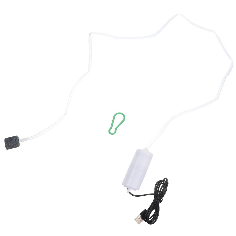 Бесшумный аквариумный кислородный насос из пластика и меди для насыщения кислородом домашнего рыбного аквариума