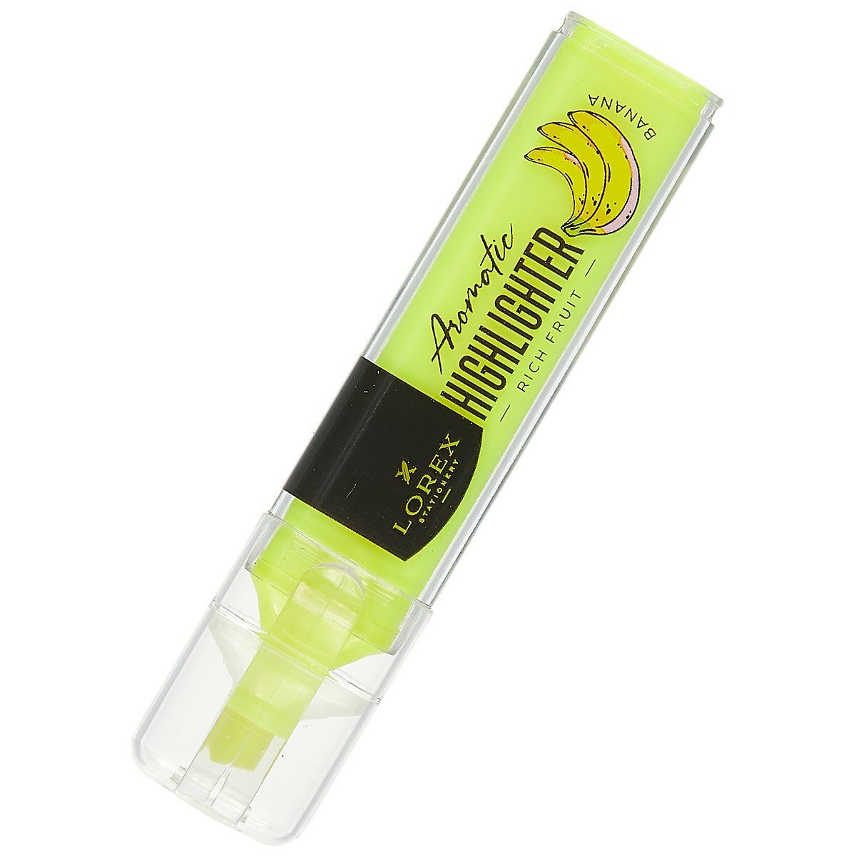 Текстовыделитель Lorex, Rich Fruit, ароматизированный желтый 1-3,5 мм