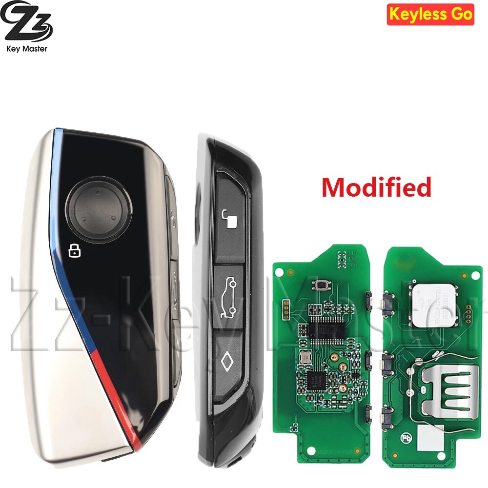 Бесключевой ключ для BMW 1 3 5 6 7 X1 X2 X3 X5 X6, 868MHZ