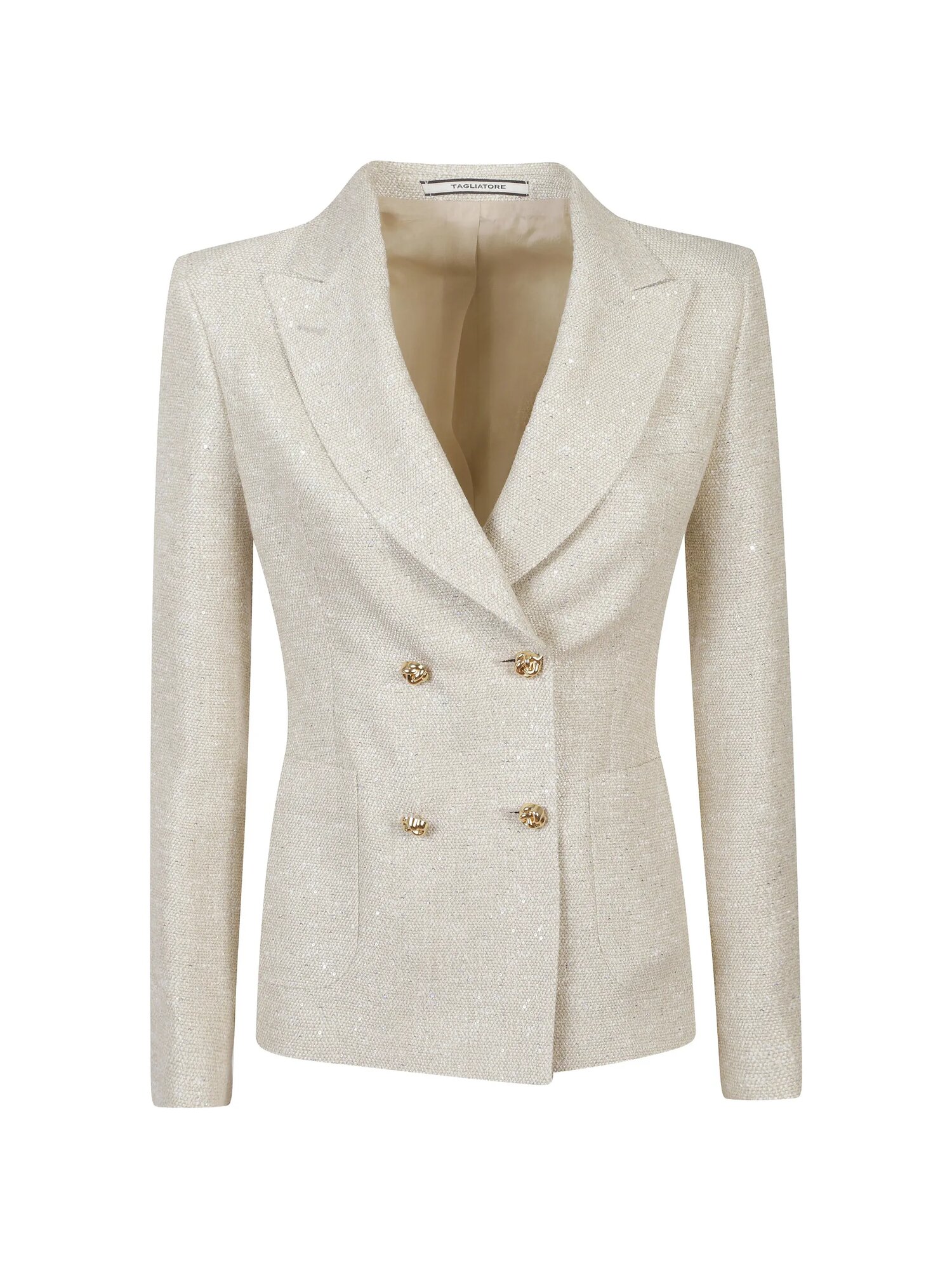 Пиджак Tagliatore Embellished double-breasted blazer