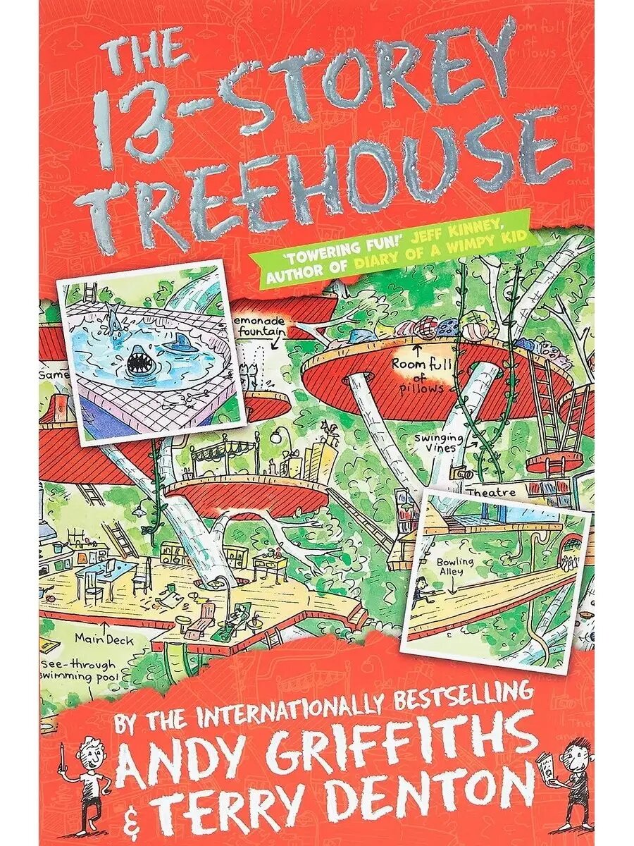 The 13-Storey Treehouse комикс на английском для детей 7 лет | Рекомендуемый возраст: 7+.