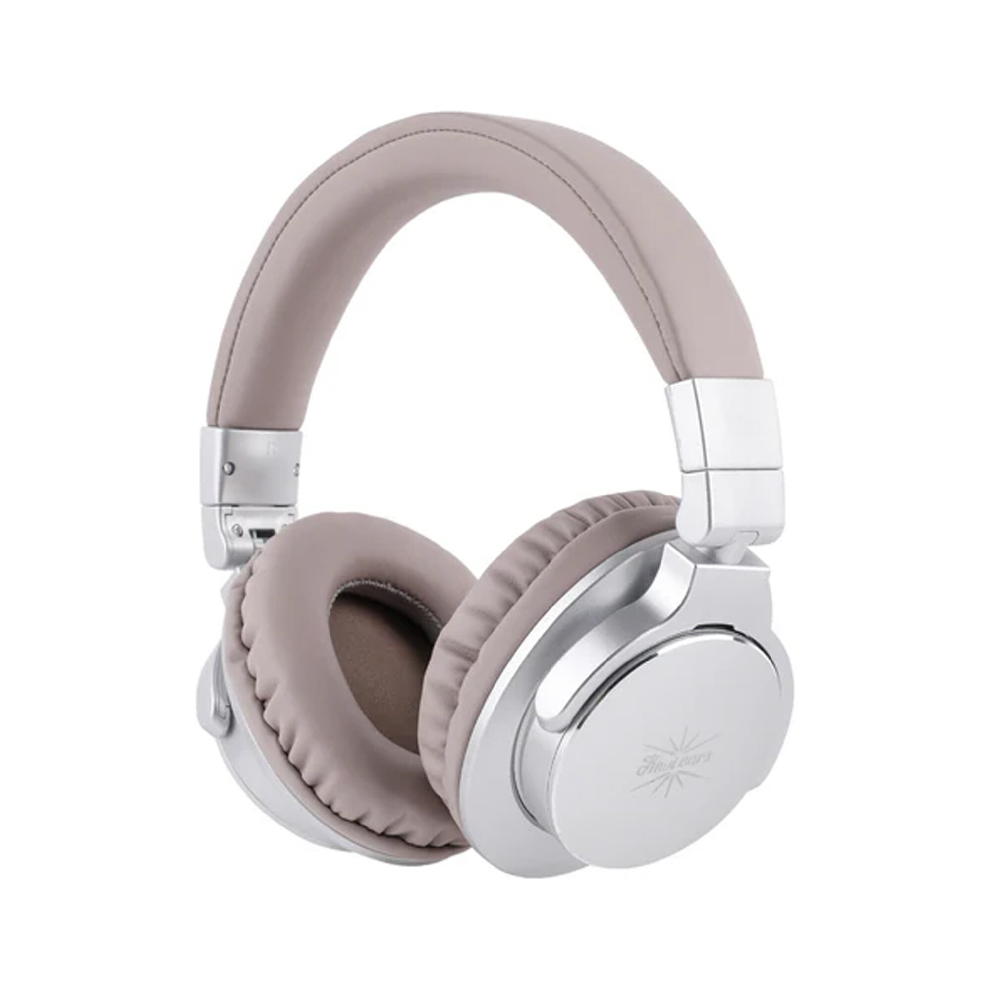 Наушники KiwiEars Division проводные полноразмерные с динамическим драйвером, серебристые