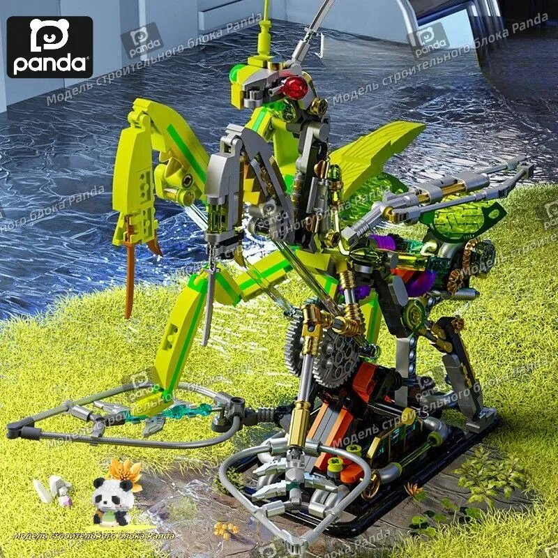 Конструктор Mantis Механический богомол 999+ Pcs ABS пластик 28 см размер модели для детей от 8 лет — фото 1