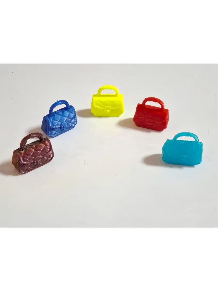 Набор миниатюр "Сумка" - 5 шт, для ватной игрушки