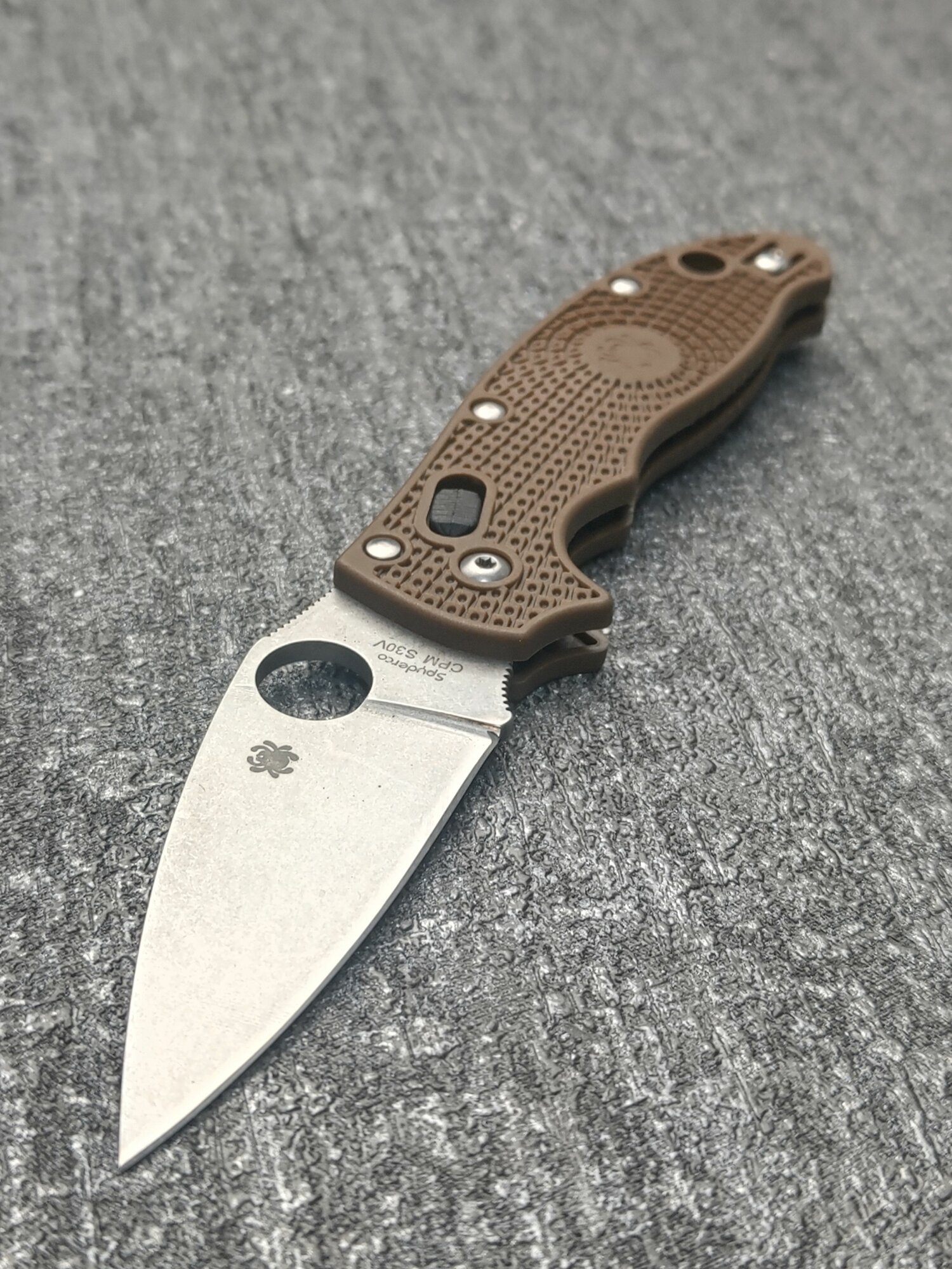 Складной нож Spyderco Manix 2 (коричневый)