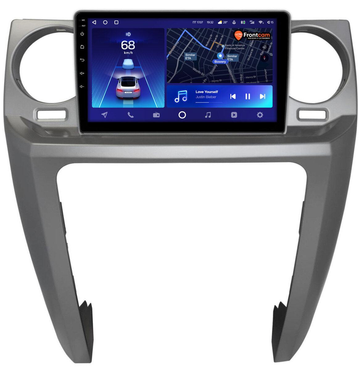 Штатная магнитола Teyes CC2 PLUS 4/32 9" RM-9-LA004N Land Rover Discovery 3 2004-2009 Android 10 (4G-SIM, DSP, QLed)