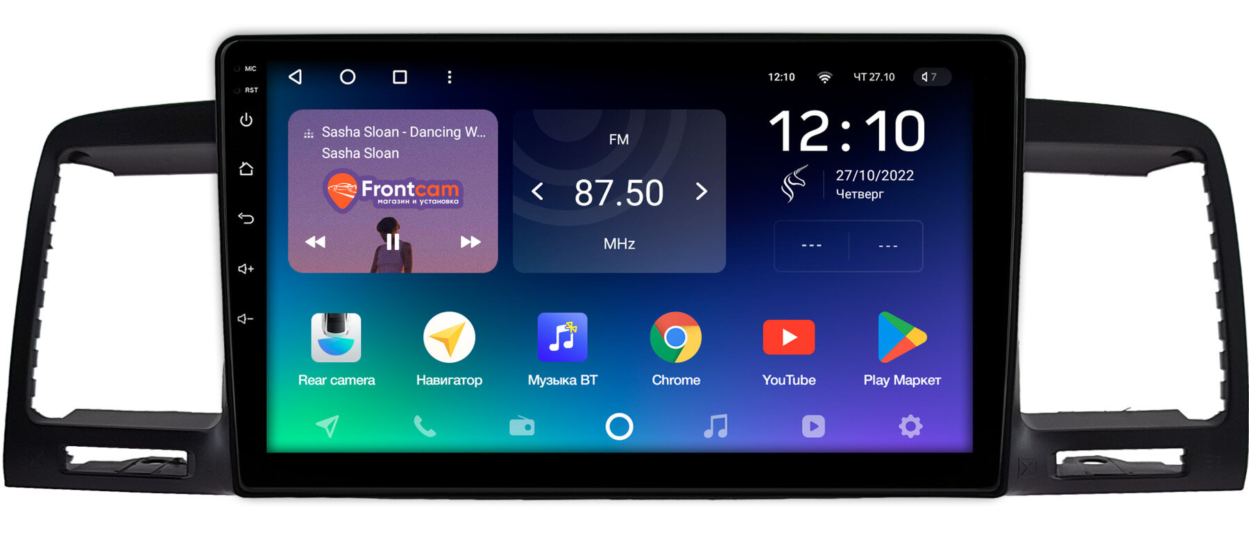 Штатная магнитола Toyota Corolla (E120/E130) 2003-2007 (правый руль, черная) Teyes SPRO PLUS 4/64 9" RM-9-0752 Android 10 (4G-SIM, DSP, IPS)