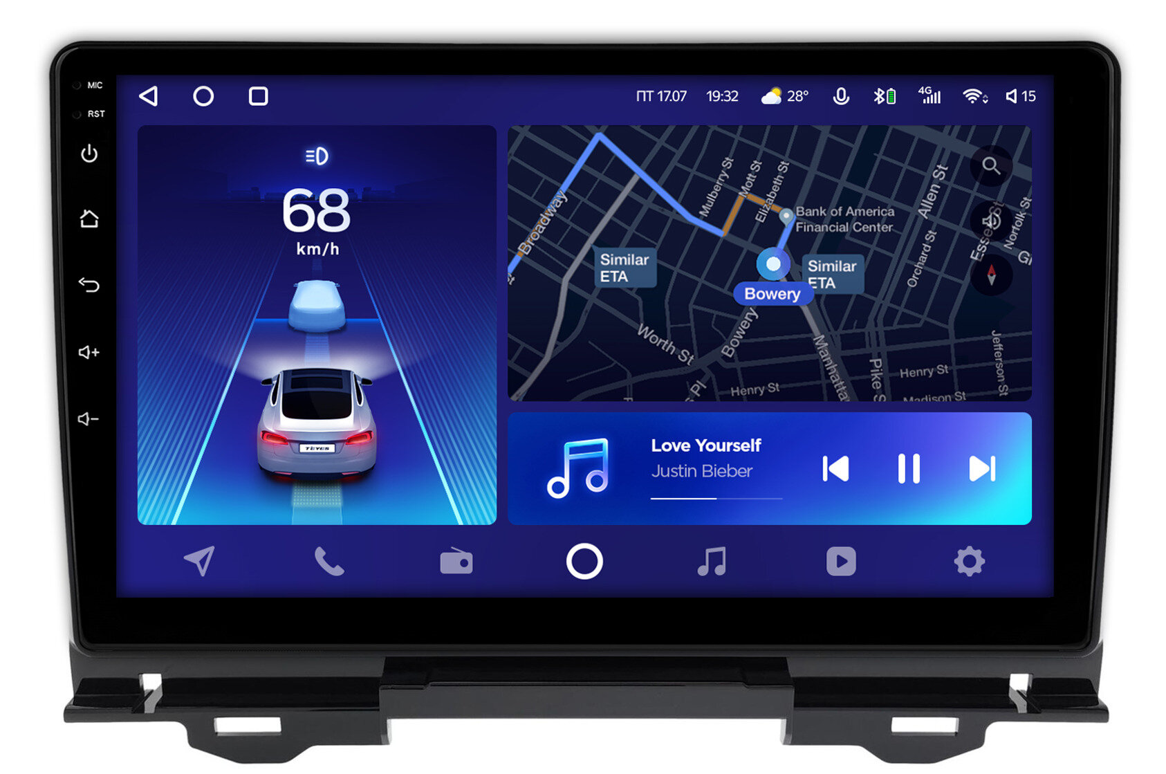 Штатная магнитола Teyes CC2 PLUS 6/128 10" RM-10-224 Honda Vezel 2, HR-V 3, XR-V 2 2022-2024 Android 10 (4G-SIM, DSP, QLed)