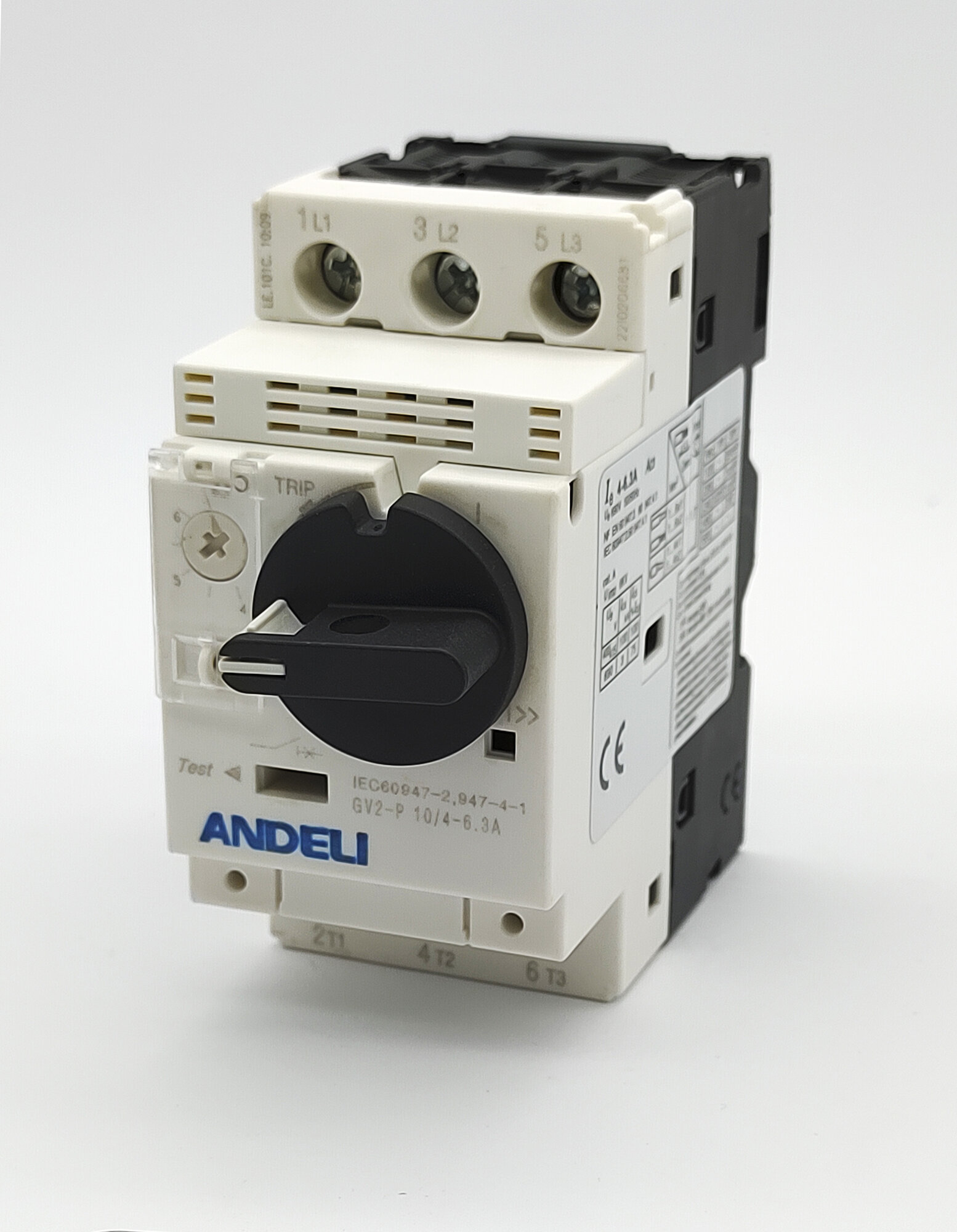 ANDELI Пускатель gv2-p10 4a~6.3a с поворотной ручкой ADL06-623