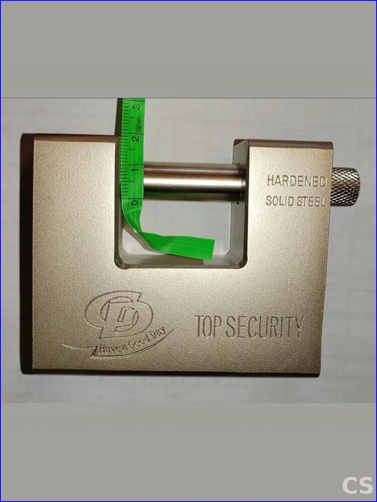 Замок для ворот Delfort TOP SECURITY навесной RSL-84mm с 4 ключами, стальной, 84 мм — фото 1