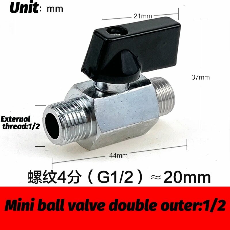 Латунный шаровой кран AIRSLG 1/8-1/2 дюйма double outer