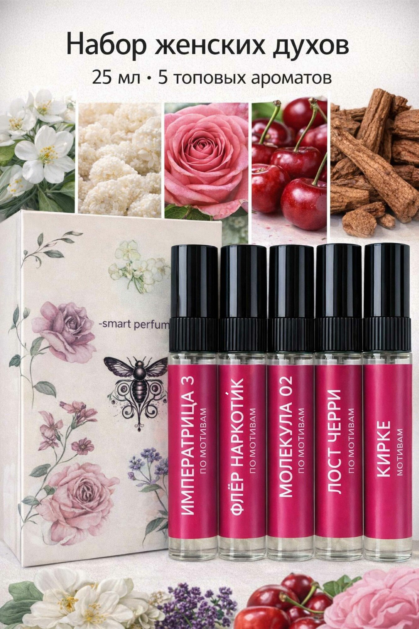 Пробники духов женские набор
