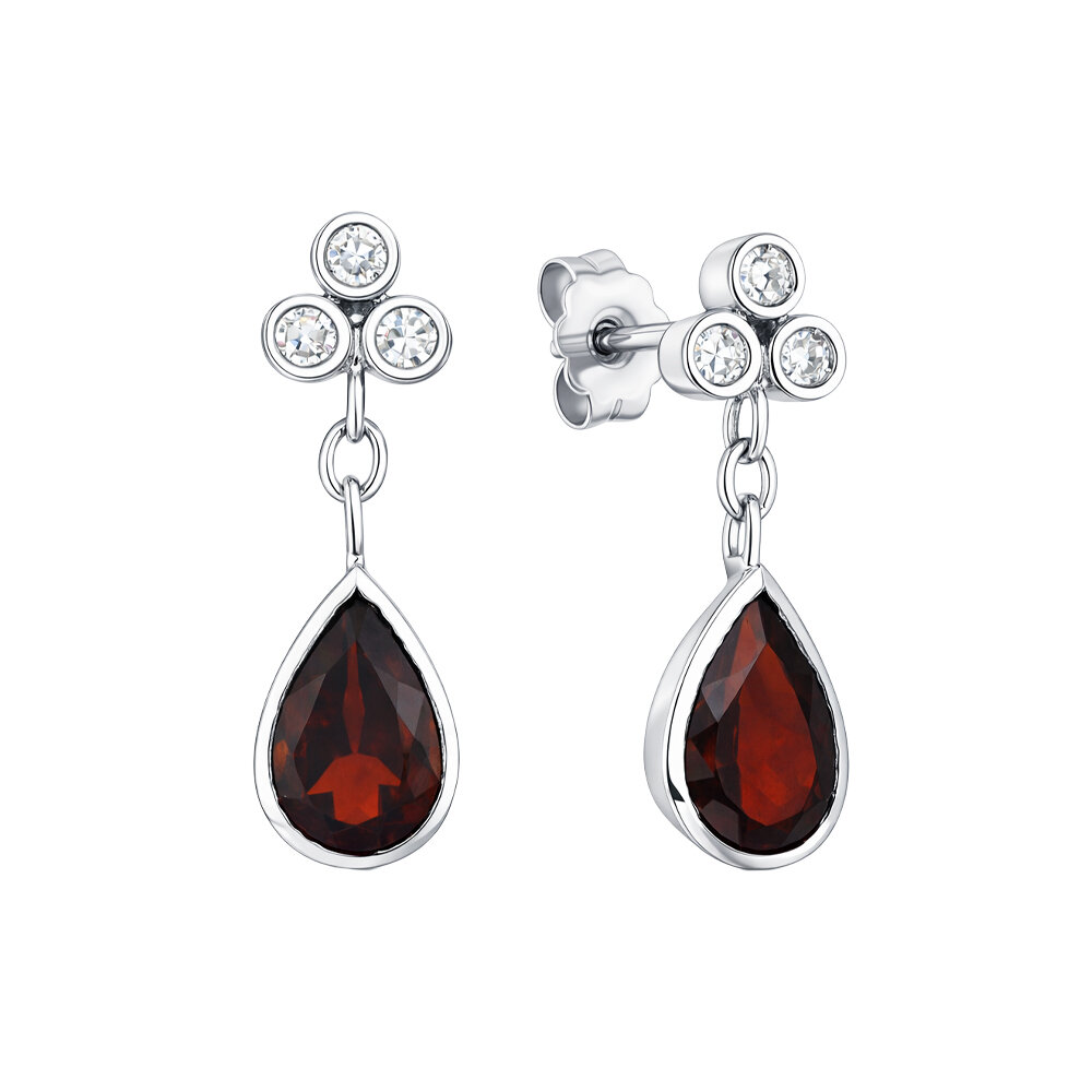 серьги из золота, с бриллиантами