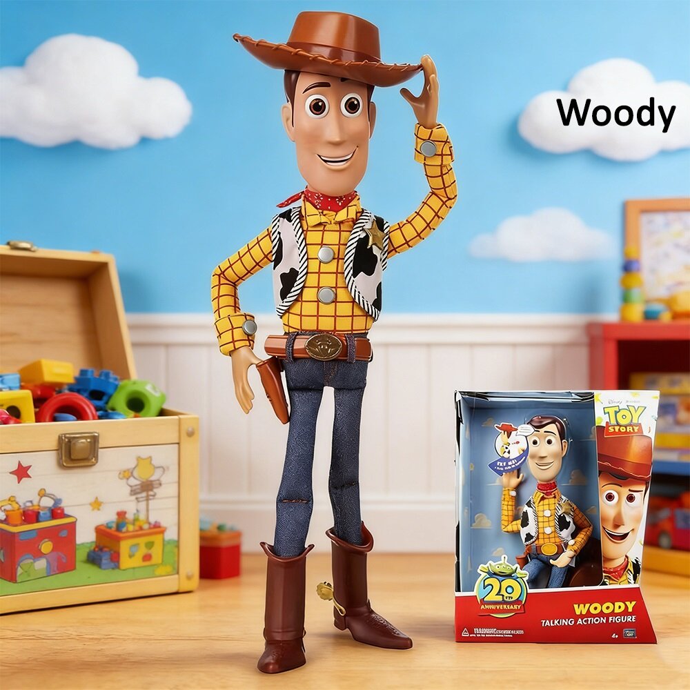 История игрушек Дисней Шериф Вуди: 38 см 20-Летний Юбилейный Ограниченный выпуск