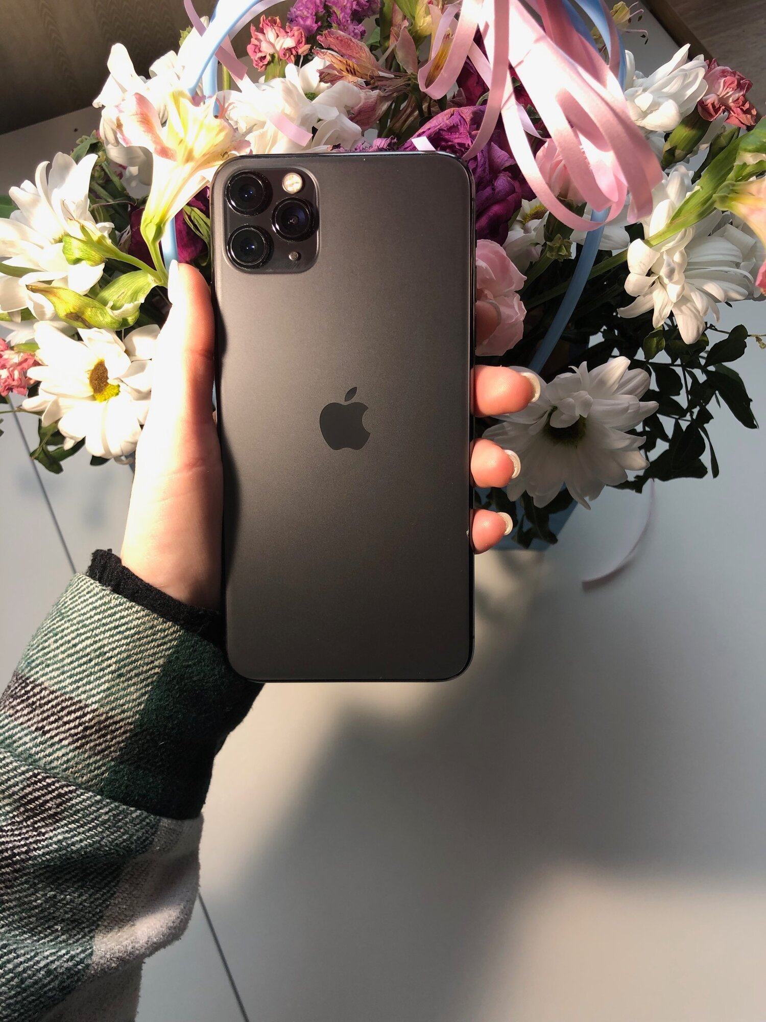 Apple Смартфон iPhone 11 Pro Max 64GB Sim Card Gray #100 Face ID не работает