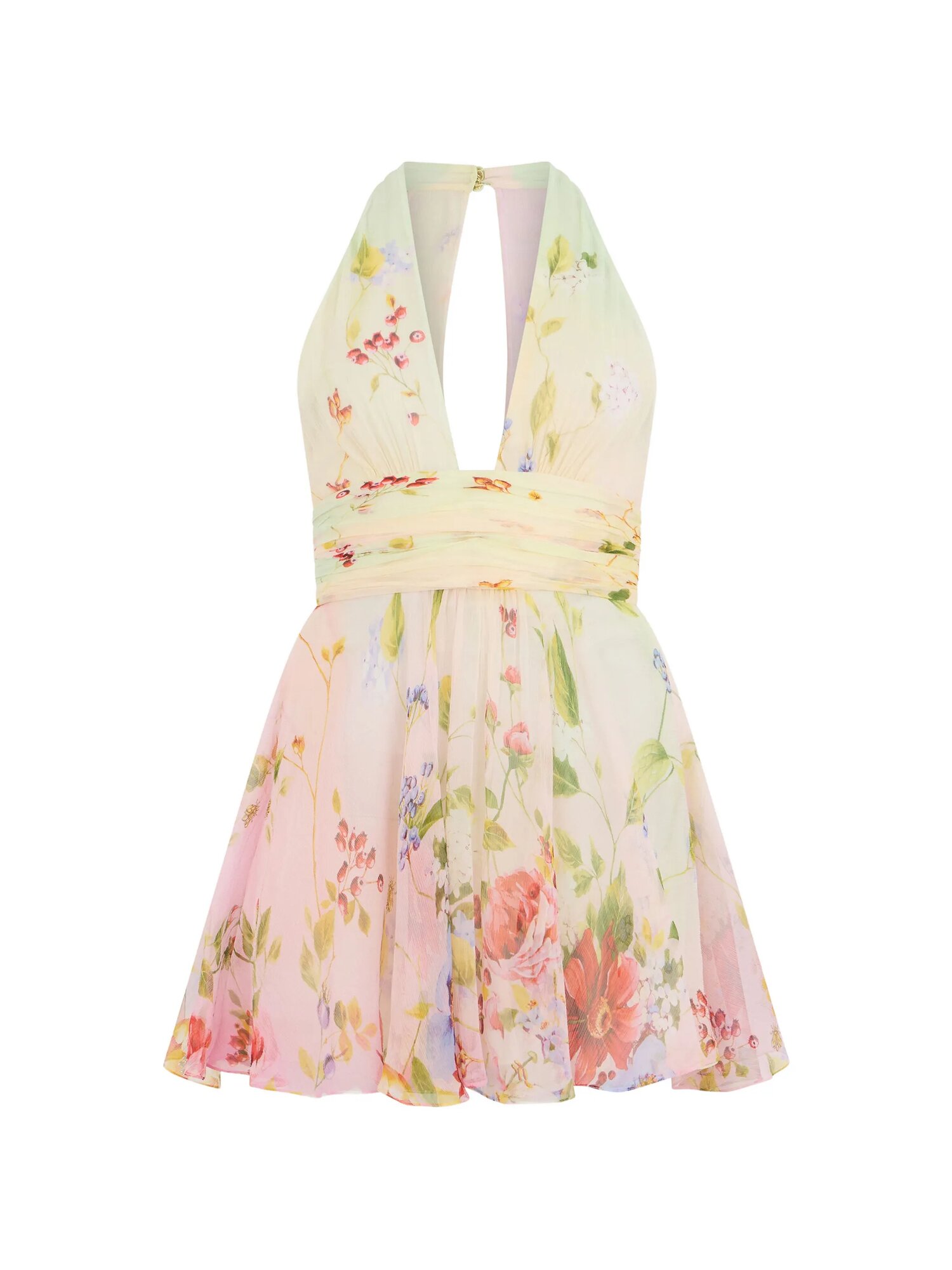 Платье Floral-print mini dress
