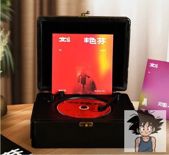 Ретро CD-плеер для дома и офиса, портативный CD-проигрыватель с USB, Bluetooth, поддержка CD/CD-R/CD-RW/MP3 — фото 1