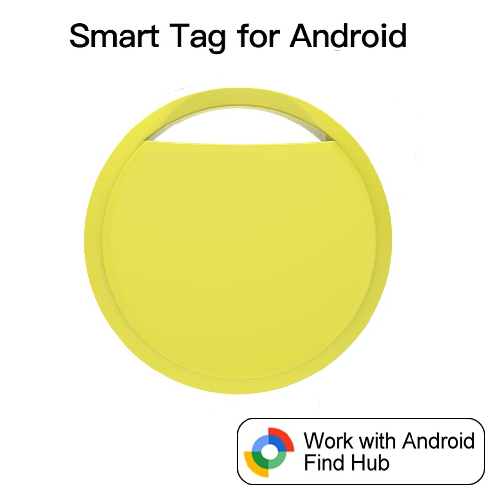 GPS-трекеры Google Smart Home для Android: Карта-трекер для поиска устройств, Android-метка, Желтый