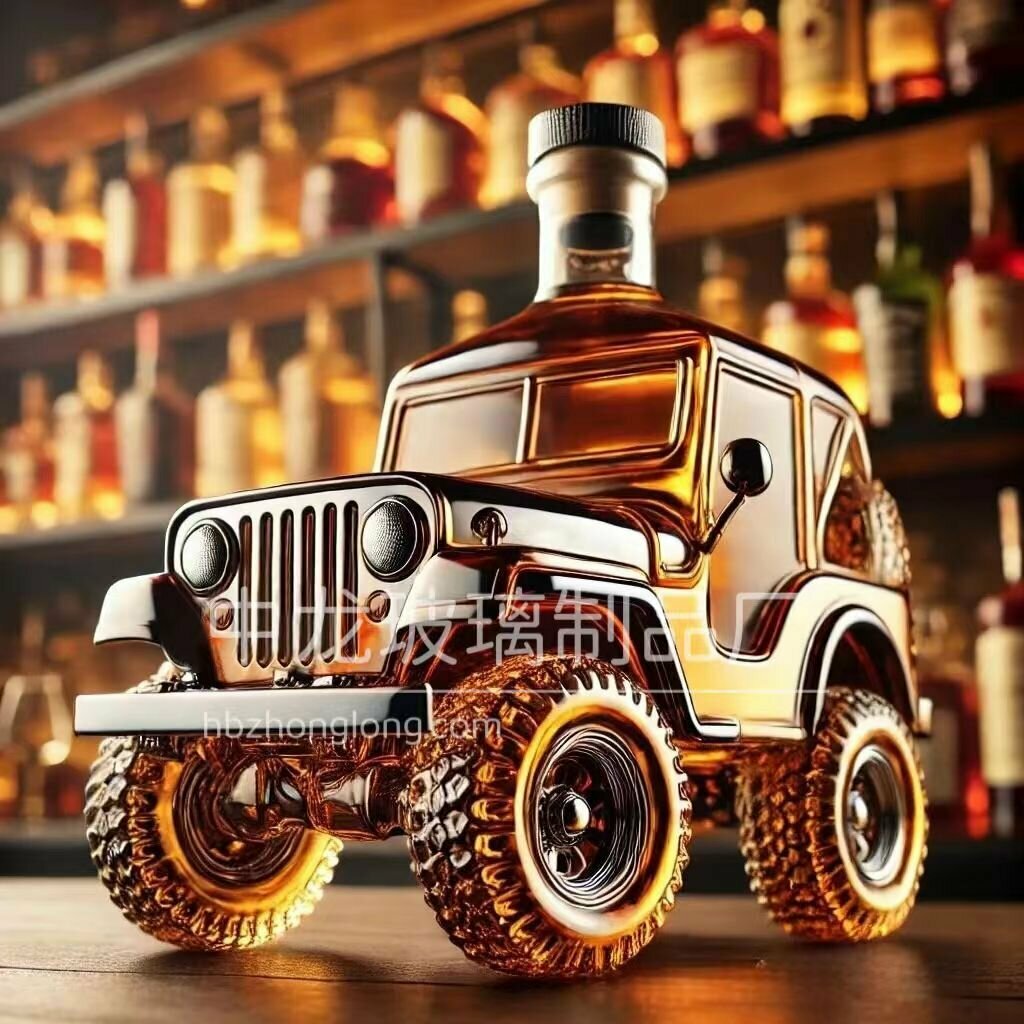 Whiskey bottle, Прозрачная бутылка для вина, Различные формы, 350 мл