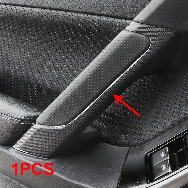 Защитная пленка для приборной панели автомобиля, наклейка на дверной подлокотник, StyleD - 1PCS