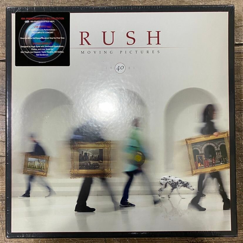 Rush MOVING PICTURES, прогрессив-рок, виниловая пластинка 5LP