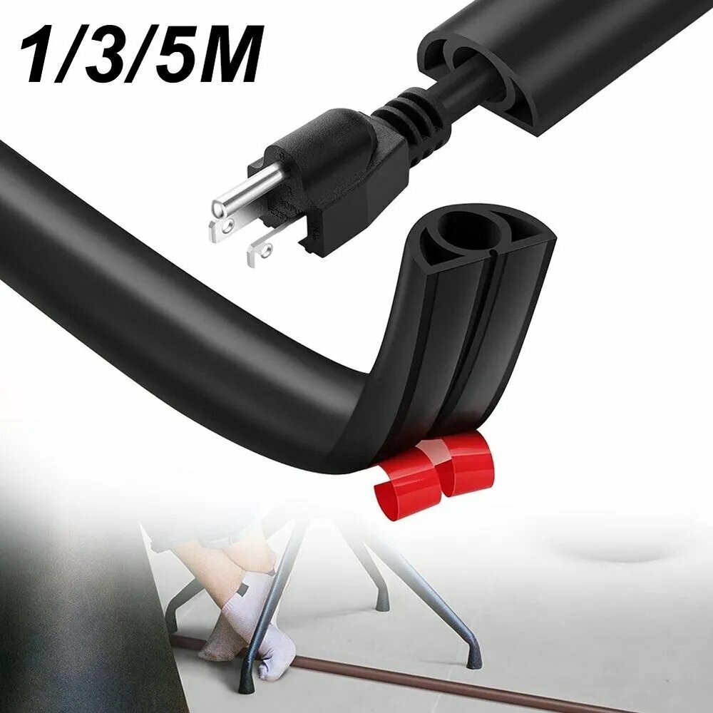 1 упаковка гибких маленьких кабельных каналов с самоклеящейся основой для кабельных мостов для силовых проводов