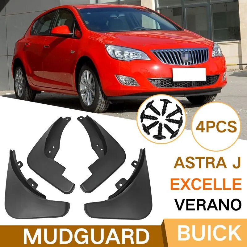 Крыло для автомобиля, арт. Подходит для Buick Astra J Verano Excelle Брызговики черное