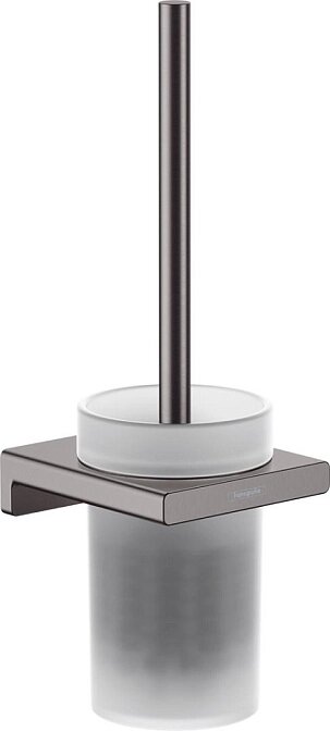 Ёршик для унитаза Hansgrohe AddStoris 41752340, шлифованный черный | хром