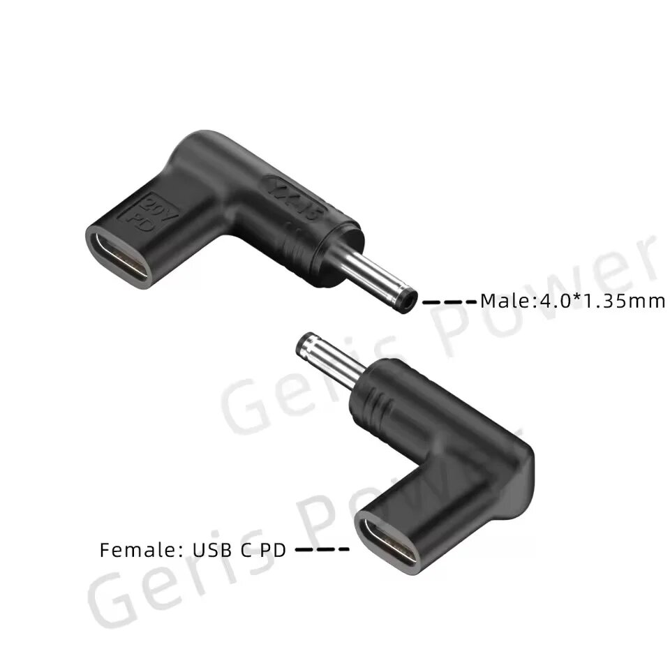 Адаптер USB Type C PD - 4.0x1.35mm