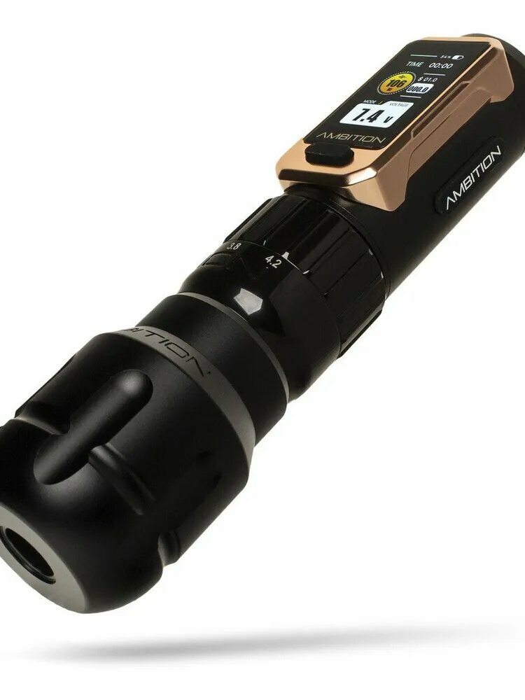 Тату машинка Soldier Pro 520 Black, благодаря которому машинка держит темп и не проседает под нагрузкой