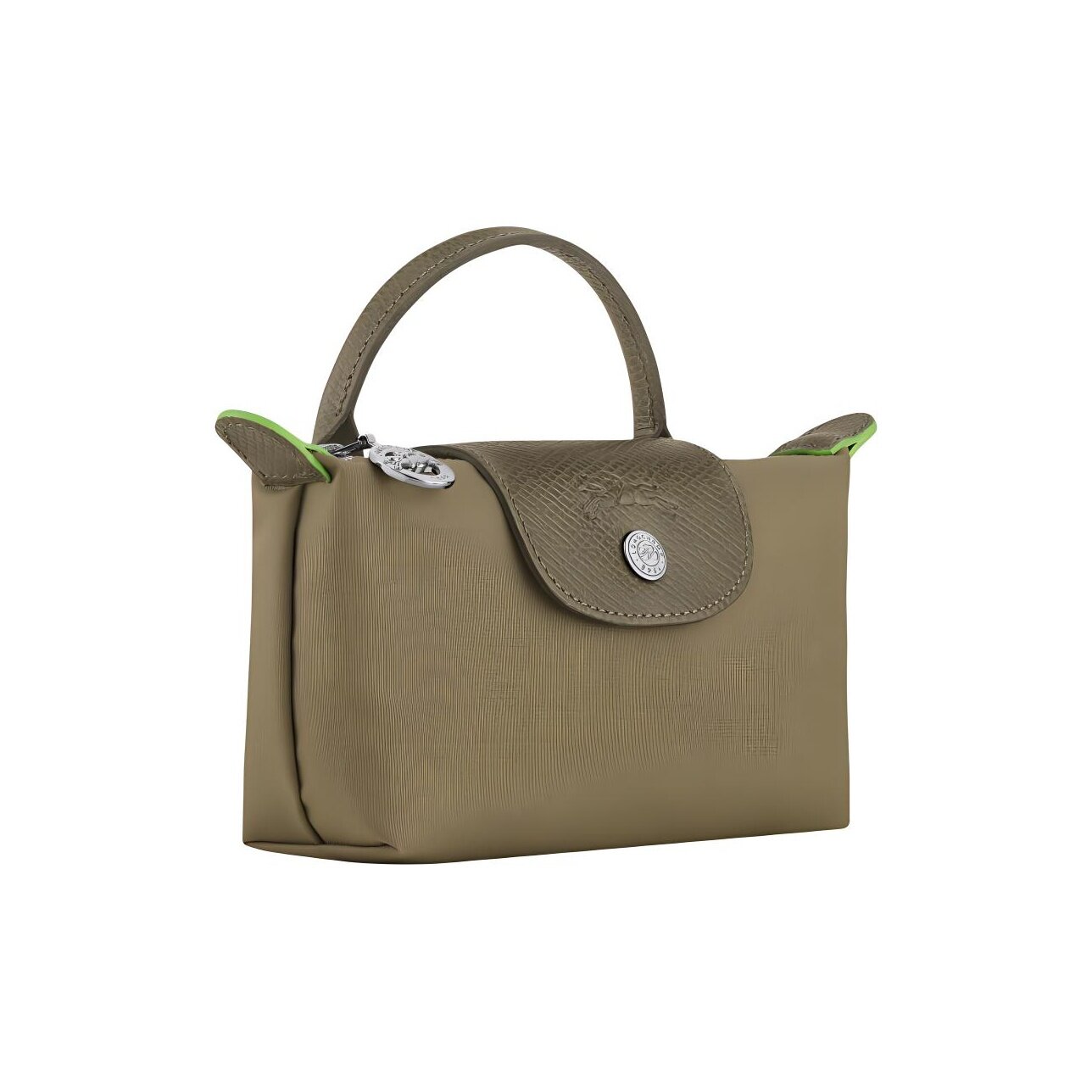 Сумка Longchamp Le Pliage Green, фактура матовая — фото 1