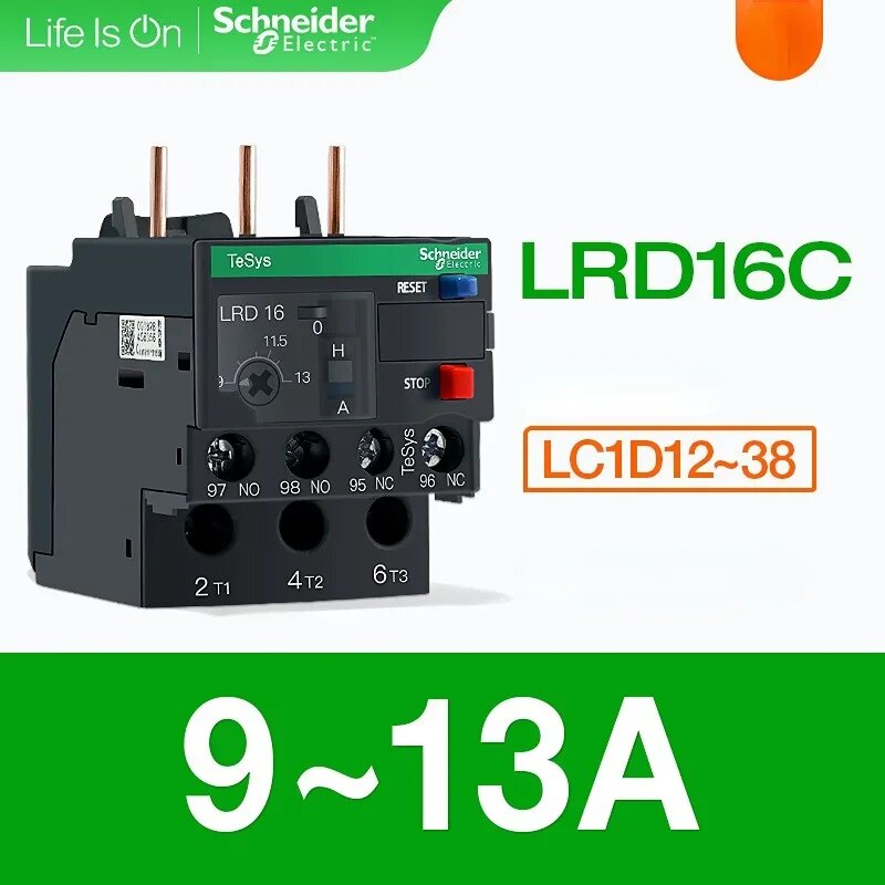 Тепловое реле перегрузки Schneider Electric LRD16C 9-13A